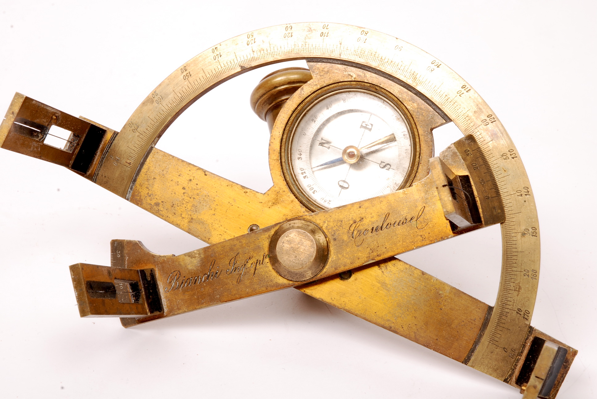 Graphometer by Bianchi, Optical Engineer - Antiq Photo