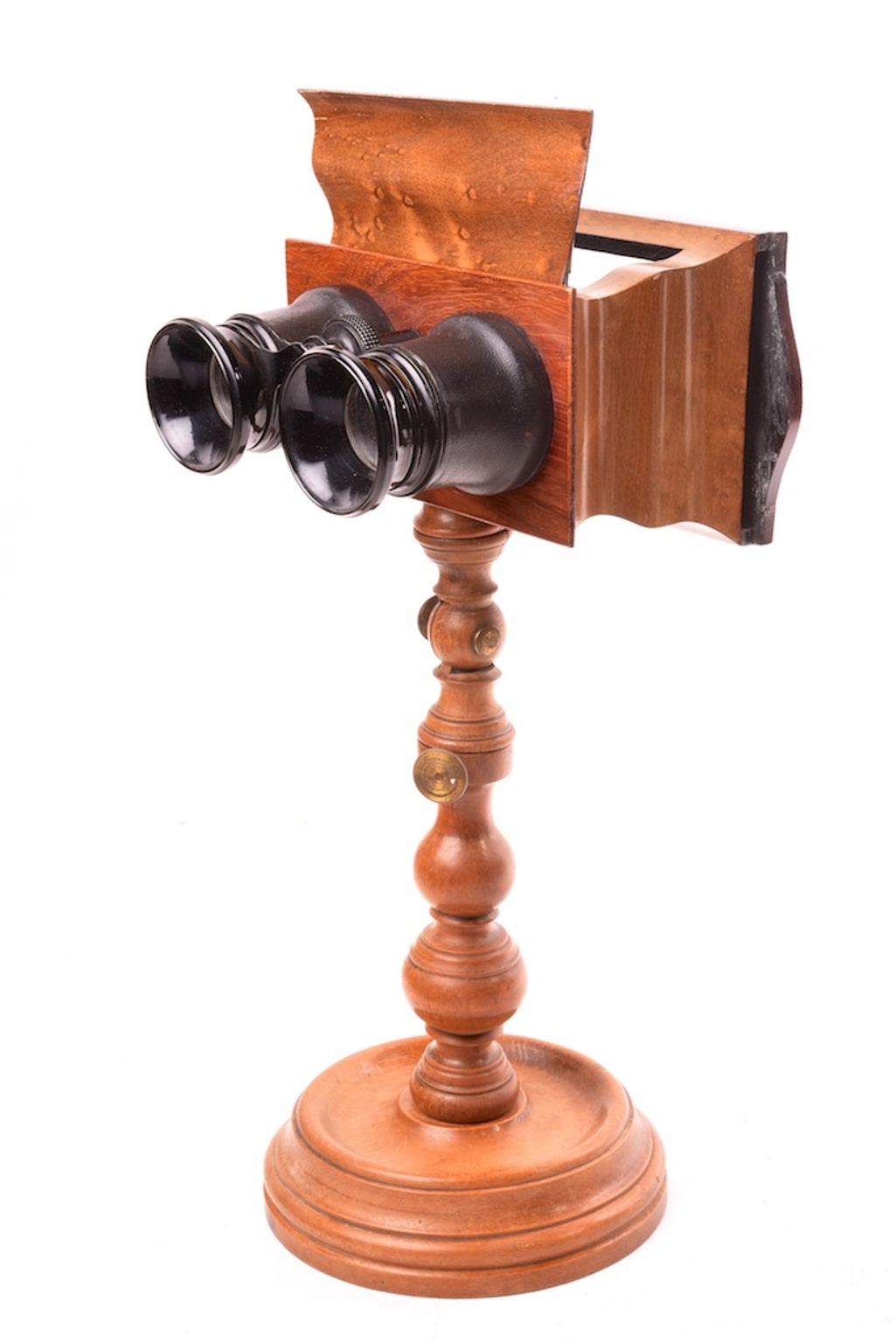 Stéréoscope de table sur pied tourné - Antiq Photo