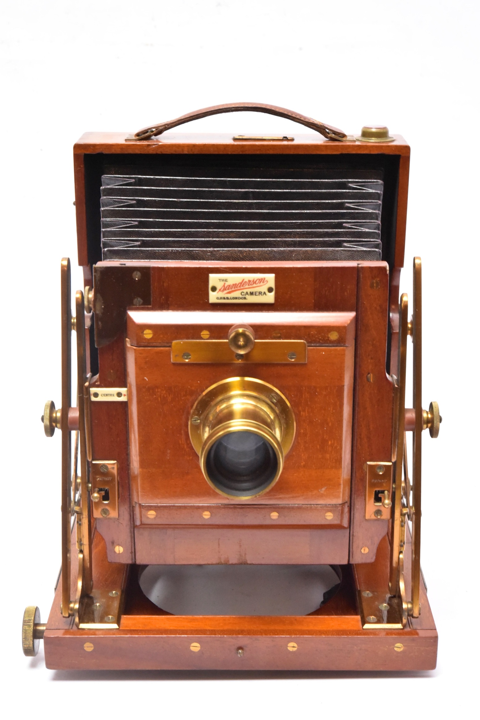 Chambre photographique Anglaise Sanderson Regular. 16,5x12 cm - Antiq Photo