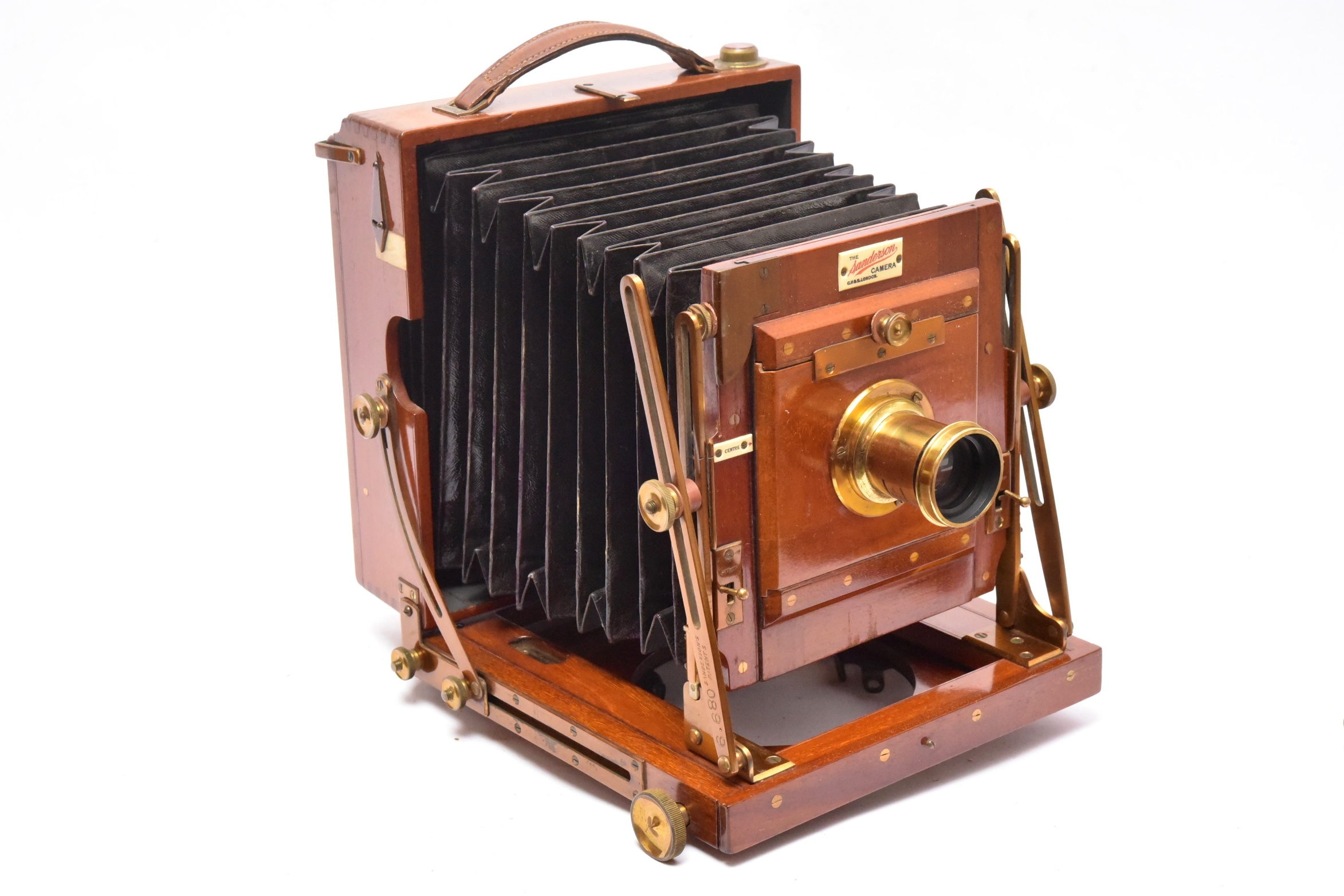 Chambre photographique Anglaise Sanderson Regular. 16,5x12 cm - Antiq Photo