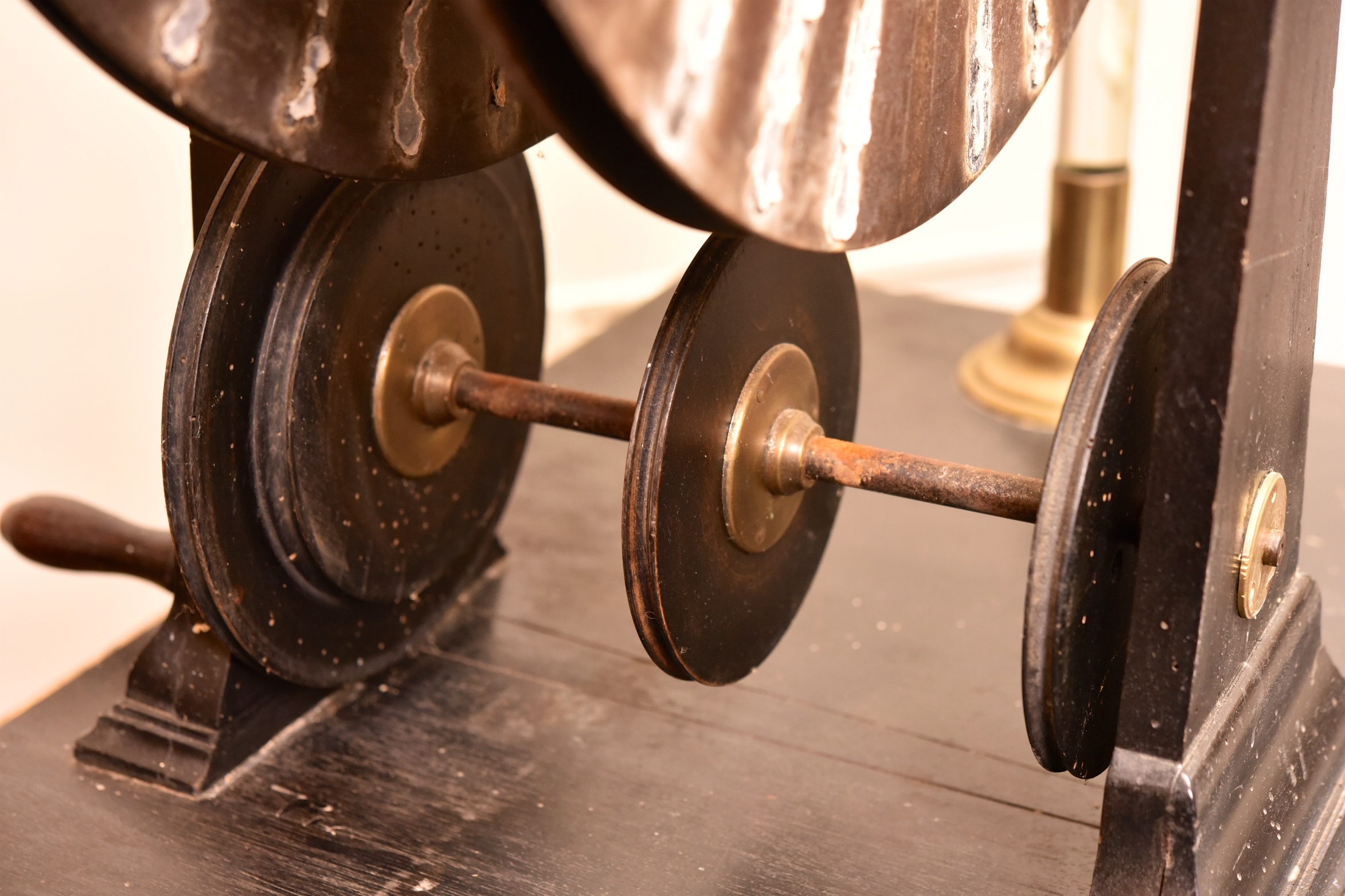 Machine électrostatique de Wimshurst à quatre plateaux - Antiq Photo