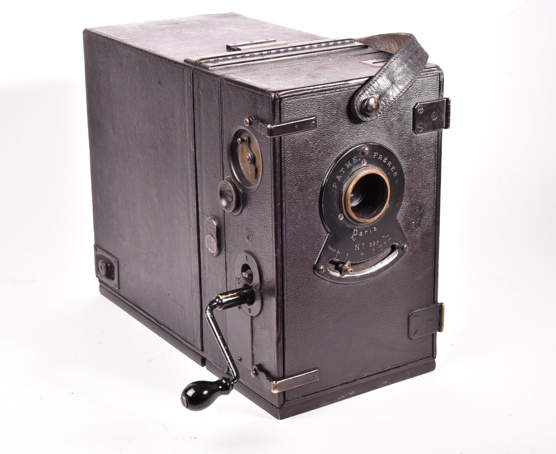 Rare Ciné Camera Pathé Reportage 35 mm - Antiq Photo