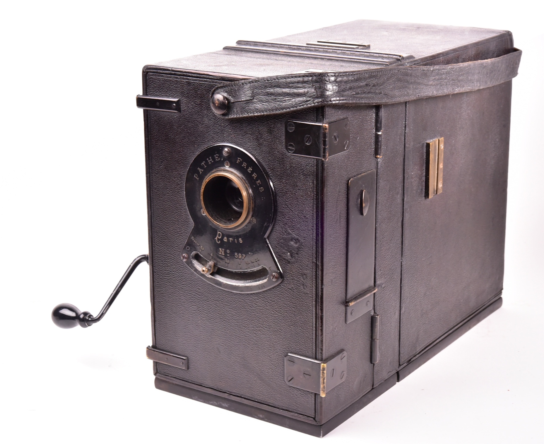 Rare Ciné Camera Pathé Reportage 35 mm - Antiq Photo