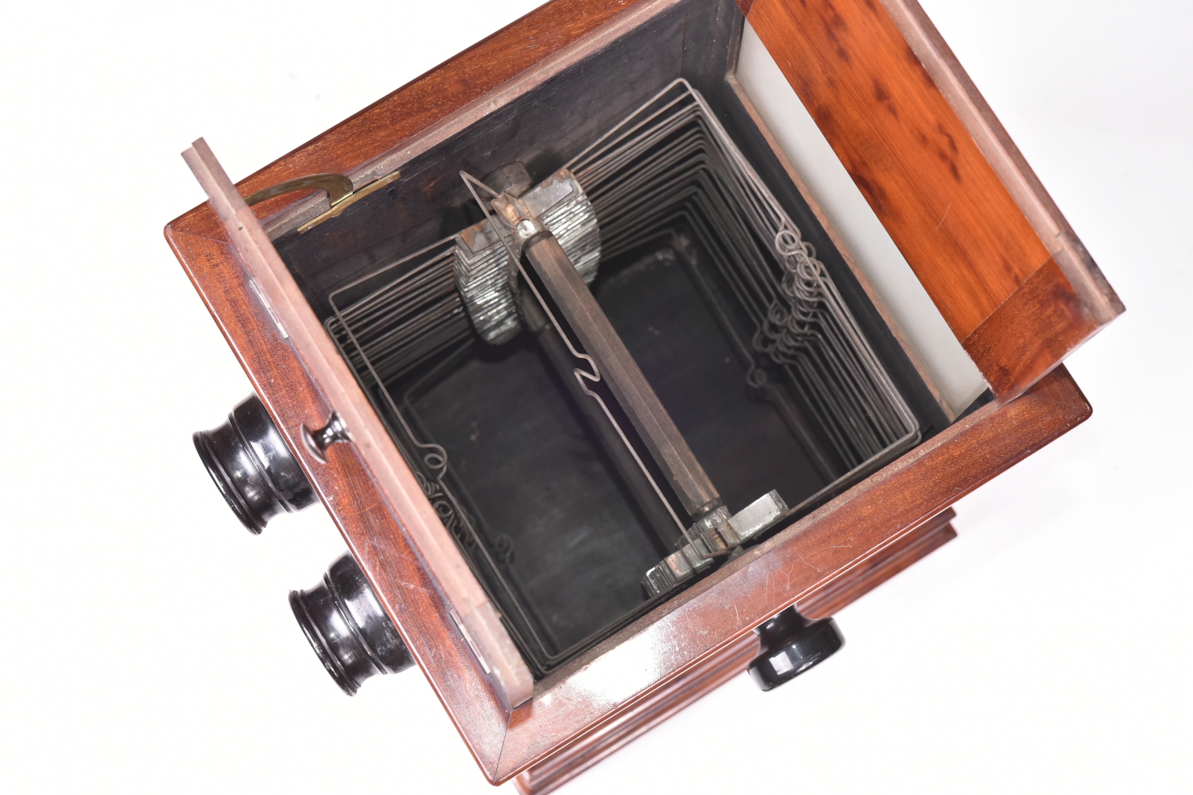 Stéréoscope de table parqueté - Antiq Photo