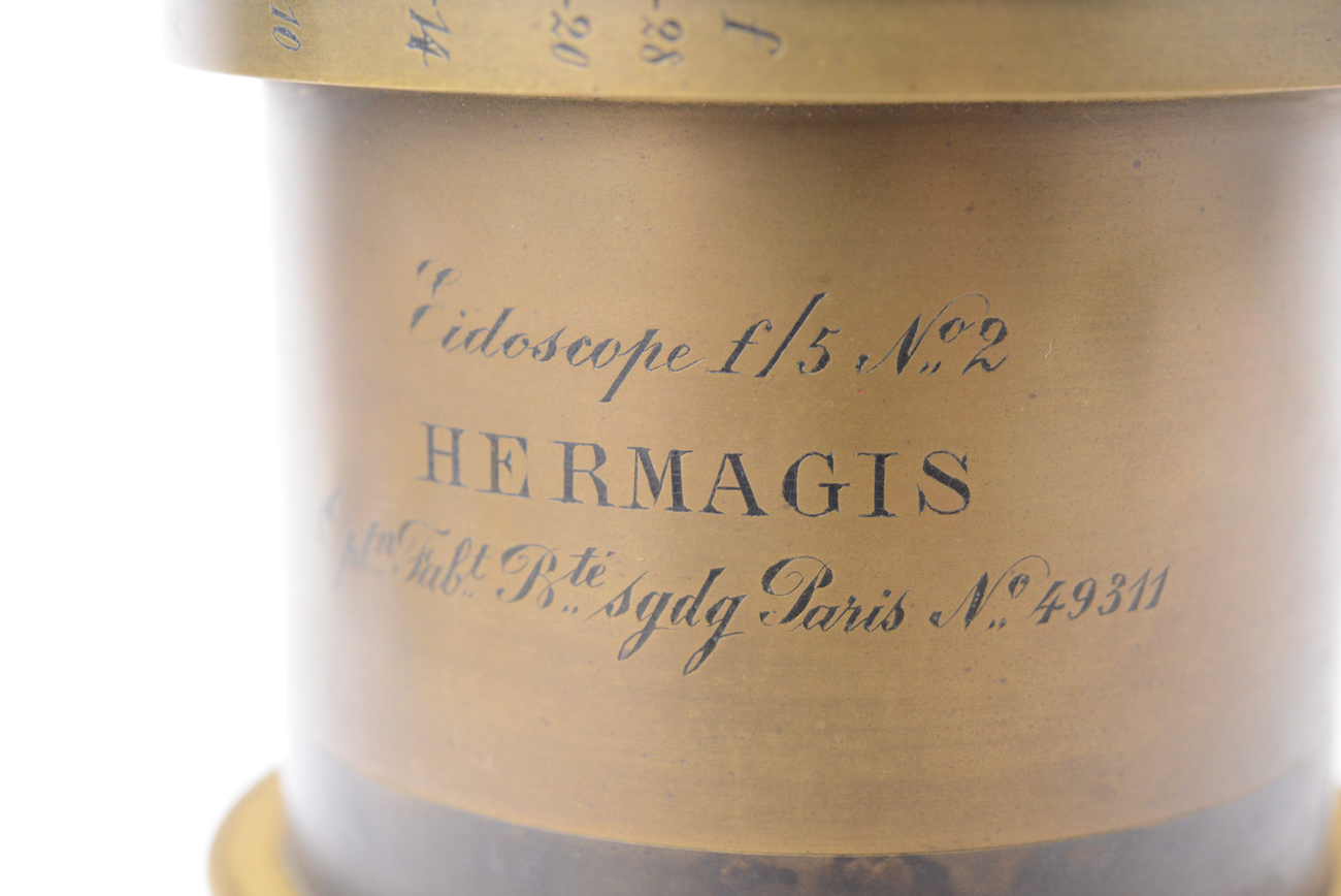 Objectif HERMAGIS Eidoscope N°2. Version laiton - Antiq Photo