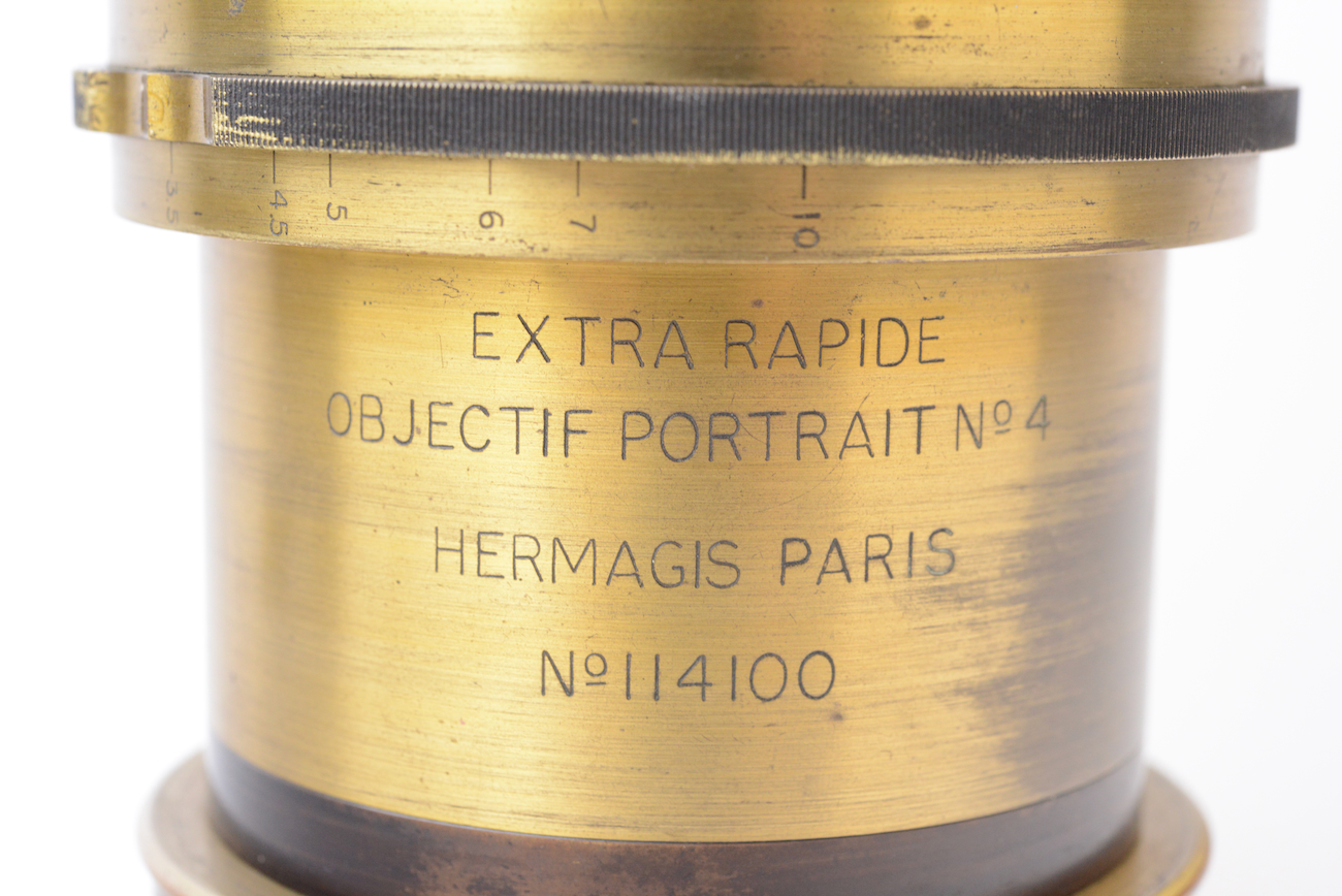 Objectif à portrait N°4 HERMAGIS "Extra-Rapide" 285 mm F/3.5 - Antiq Photo